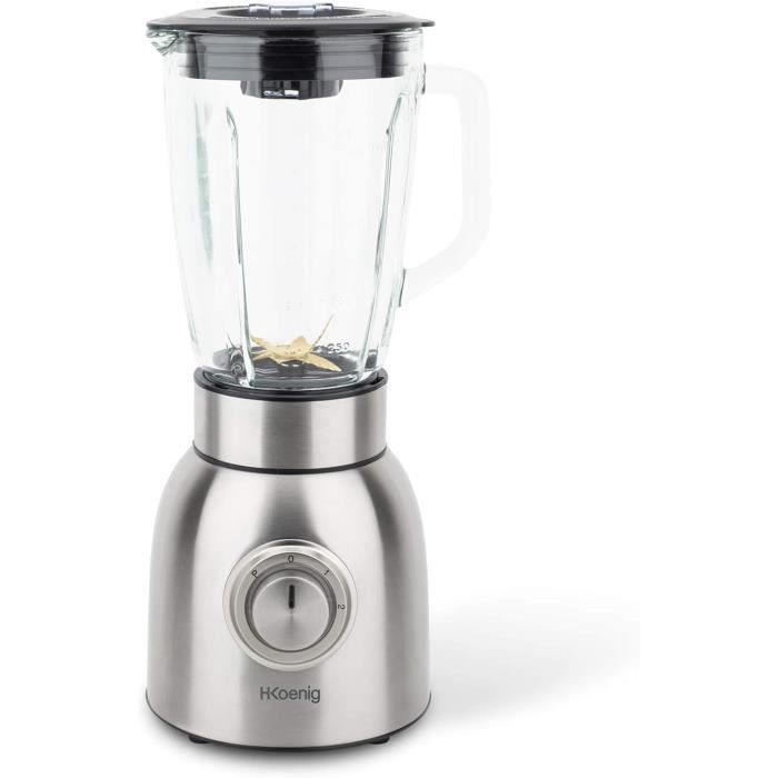MXK32 Blender mixeur bol en verre 1,5L puissant lame e 1000W Inox ...