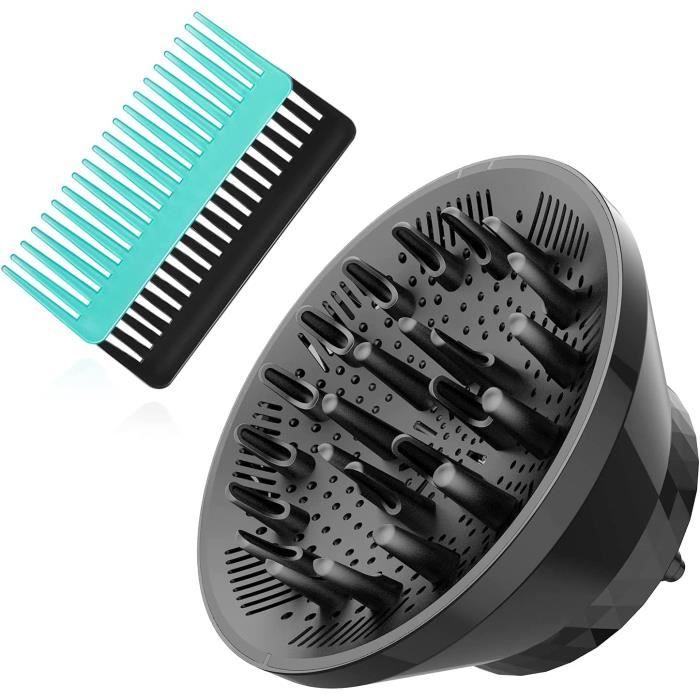 Diffuseur de cheveux universel pliable pour cheveux bouclés, fixation ...