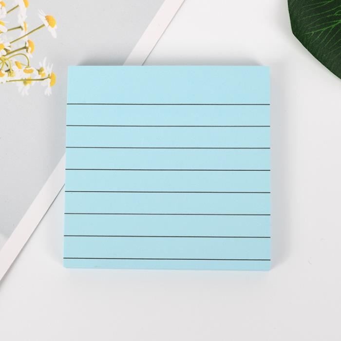 D -Bloc Notes à grille horizontale vierge 1 pièces,autocollant ...