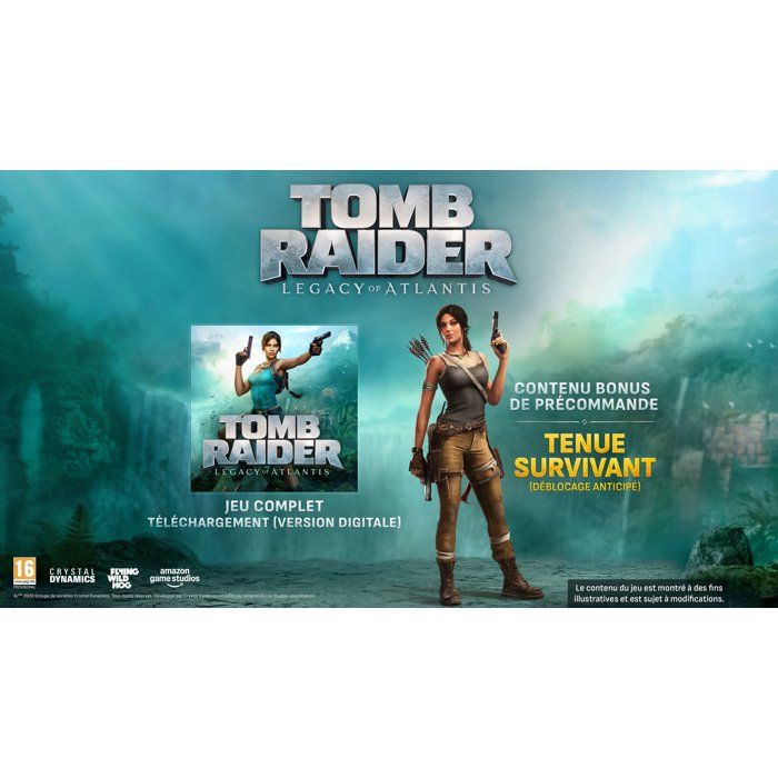 Tomb Raider : Legacy of Atlantis - Day One Edition - Jeu PC - Cdiscount ...