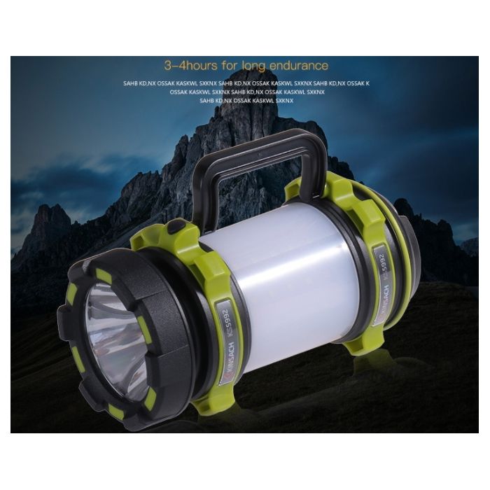 Projecteur LED portable Lumière forte extérieure chargeant une lampe de ...
