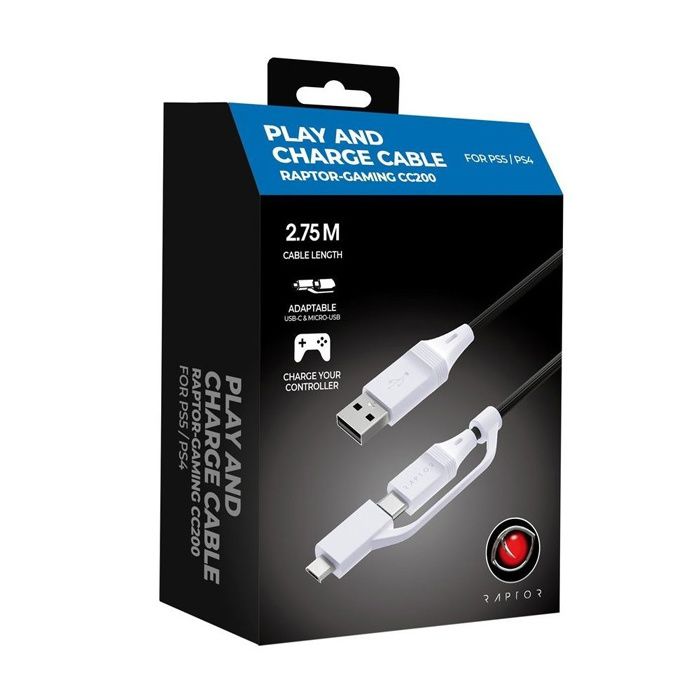 Câble de charge - RAPTOR - RG-CC100PS - USB Type-C - Filaire - Manettes ...