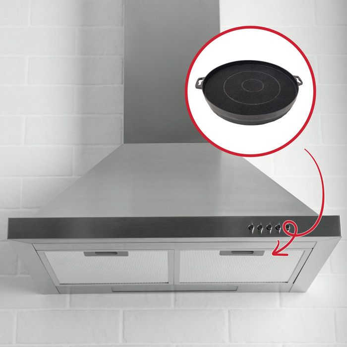 Filtre charbon - Candy - Type B210 - Hotte aspirante - Compatible multi ...