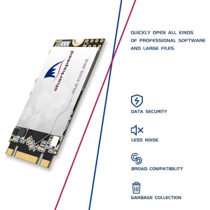 Sharkspeed Ssd 500Go M.2 2242 Disque Dur Ssd Interne Ngff 42Mm 3D Nand ...