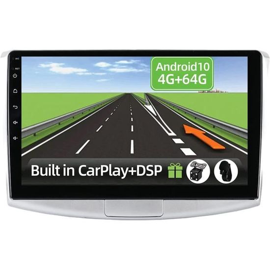 YUNTX Android 10 Autoradio pour VW Passat B6/B7 Magotan/CC (2010-2015)-4G+64G-[Built in CarPlay ...