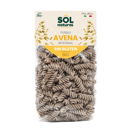 SOL NATURAL - Fusilli à l'avoine bio sans gluten 250 g (Avoine ...