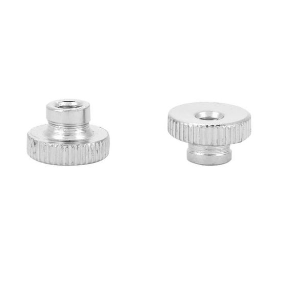 Cikonielf écrou de pouce moleté M3 M4 M5 M6 M8 M10 en acier au carbone nickelé à serrer à la ...
