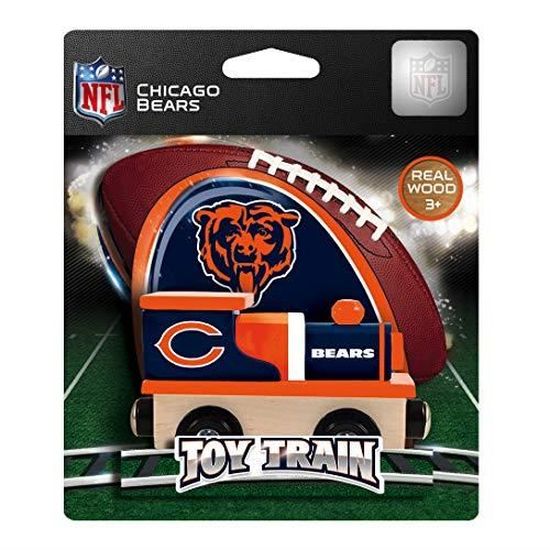 MasterPieces NFL Chicago Bears Real Wood Toy Train For Ages 3 ...