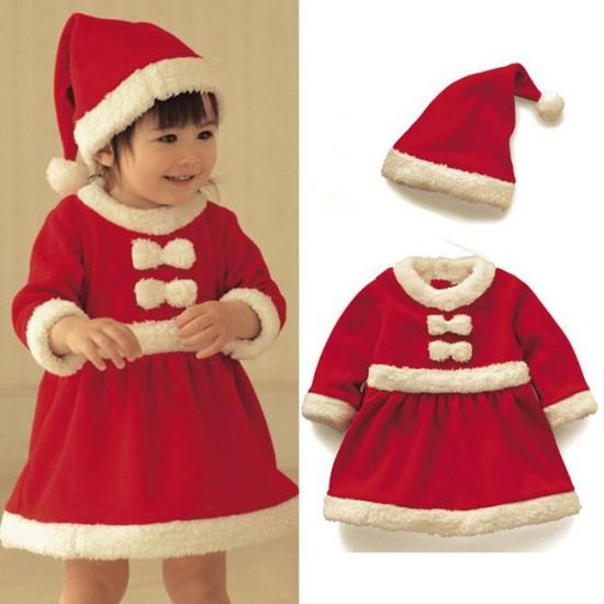 Costume du père Noël Costume de représentation de Noël pour enfants ...