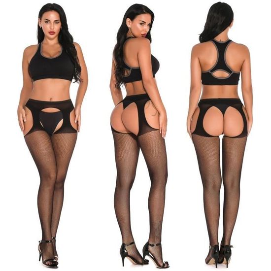 Bas Mis Bas Bas érotiques Avec Ceinture Jarretelles Pour Femmes