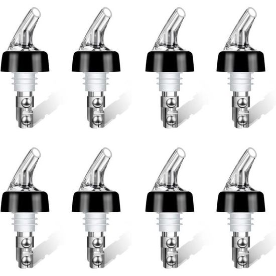 Doseur Alcool, 8 Pièce Bec Verseur Alcool, Dosage par Bec Verseur: 2 cl ...