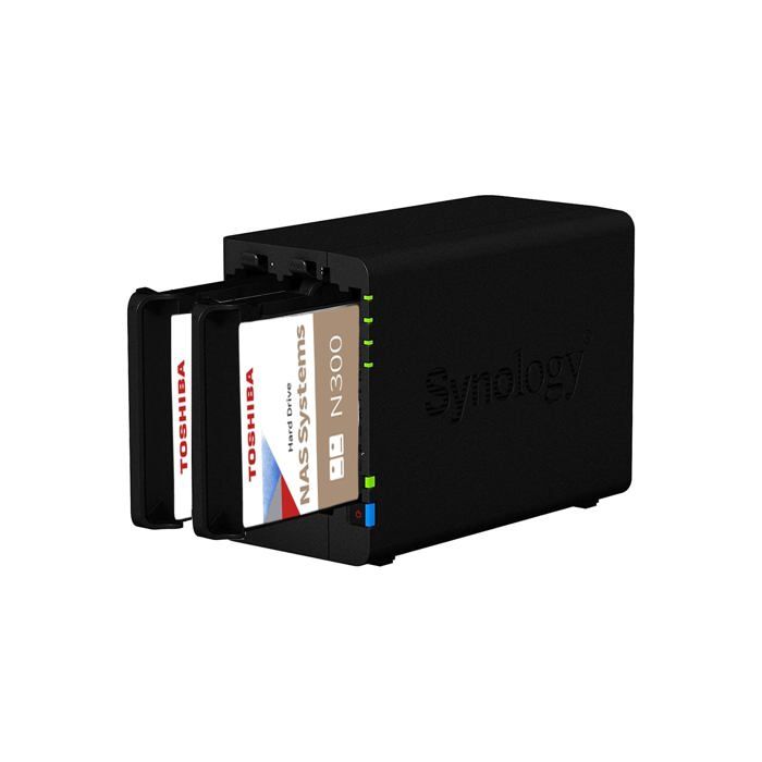 Serveur de stockage - nas Synology - DS224+/6G/2Y/12T-TOSHIBAN300 ...