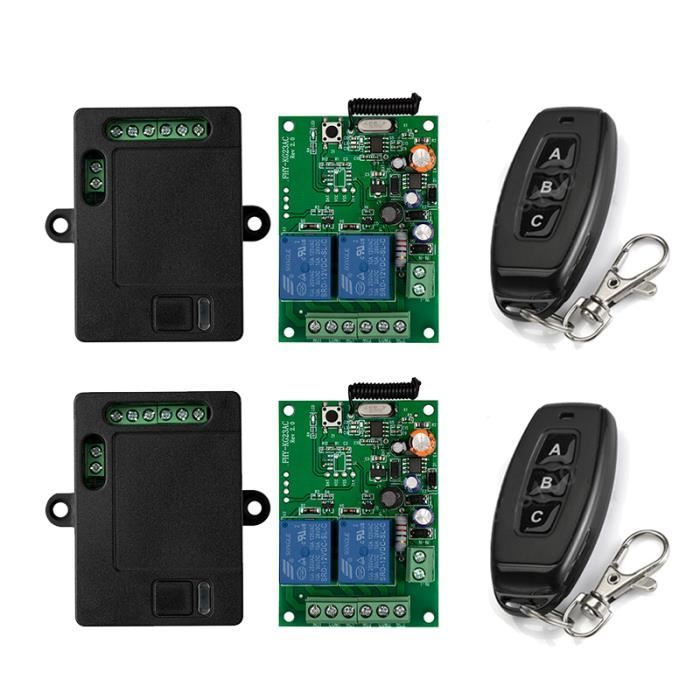 2RC - Télécommande universelle sans fil pour porte de garage et portail ...