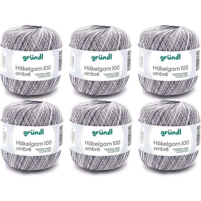 Fil Spécial Crochet 100 Uni (Laine À Tricoter, Set À Crocheter, Fil De ...