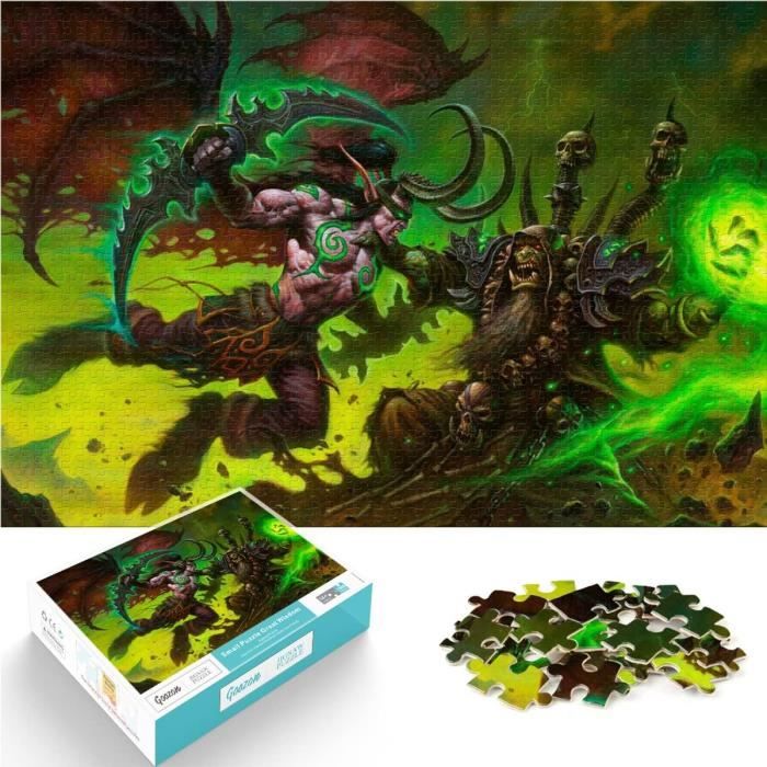 Adultes Et Enfants Puzzle 1000 Pièces Puzzle World Of Warcraft Puzzles ...