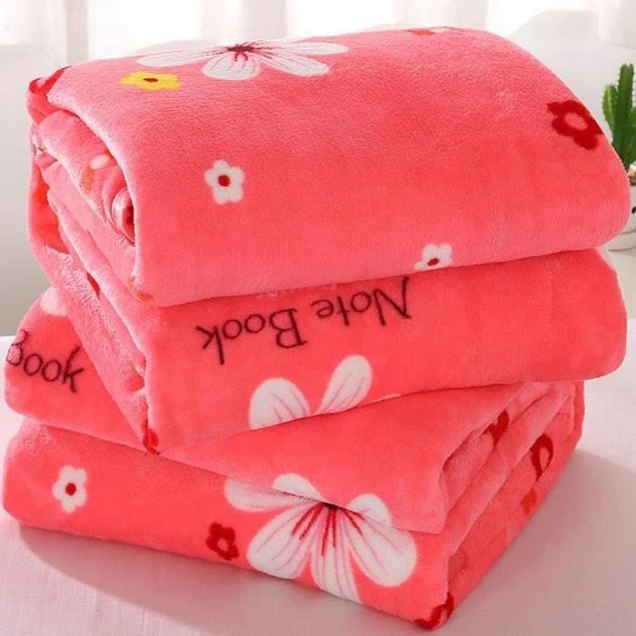 Couverture De Luxe En Fausse Fourrure, Jeté De Lit Doux En Flanelle ...
