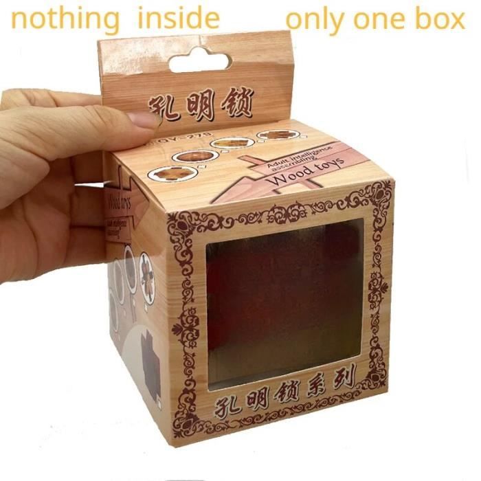 Kong Ming Lock Lu Ban Lock IQ Casse-tête en bois pour enfants,jouet ...