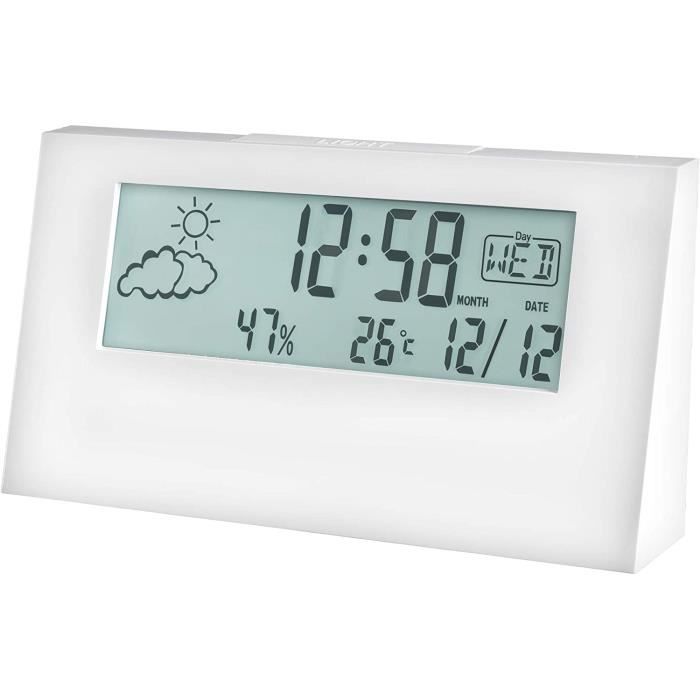 Vertex 15842 Réveil blanc avec température intérieure[816] - Cdiscount ...