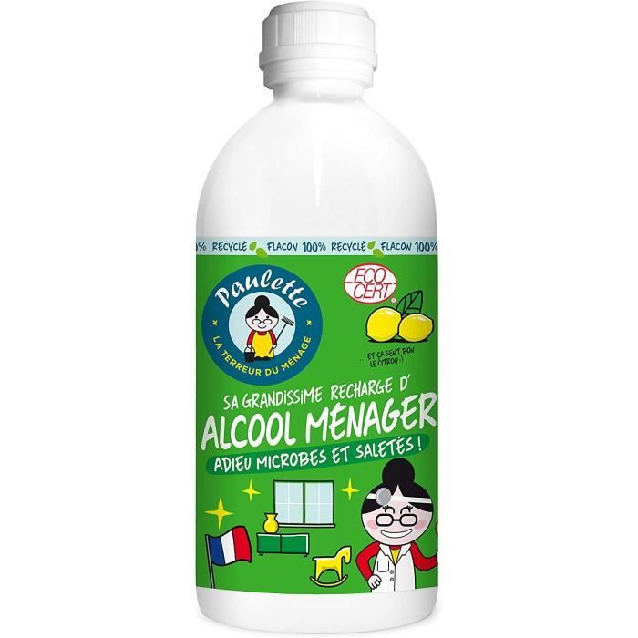 Paulette - Alcool Ménager Citron - Désinfectant Dégraissant Multi ...