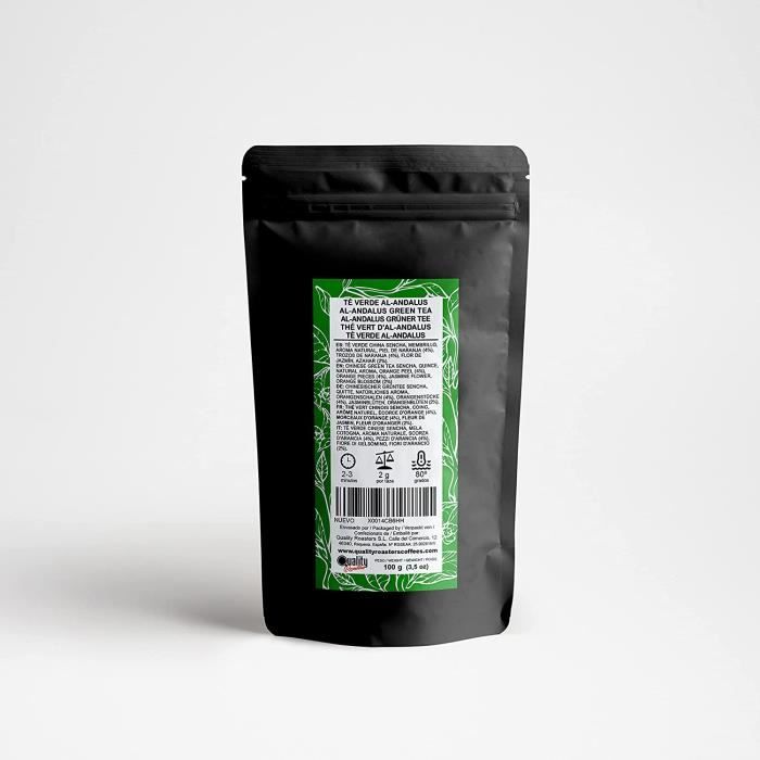 AJW-Thé vert. Al Andalus. Mélange - Blend. Saveur d'orange. Avec thé ... AJW-Thé vert. Al Andalus. Mélange - Blend. Saveur d'orange. Avec thé ...