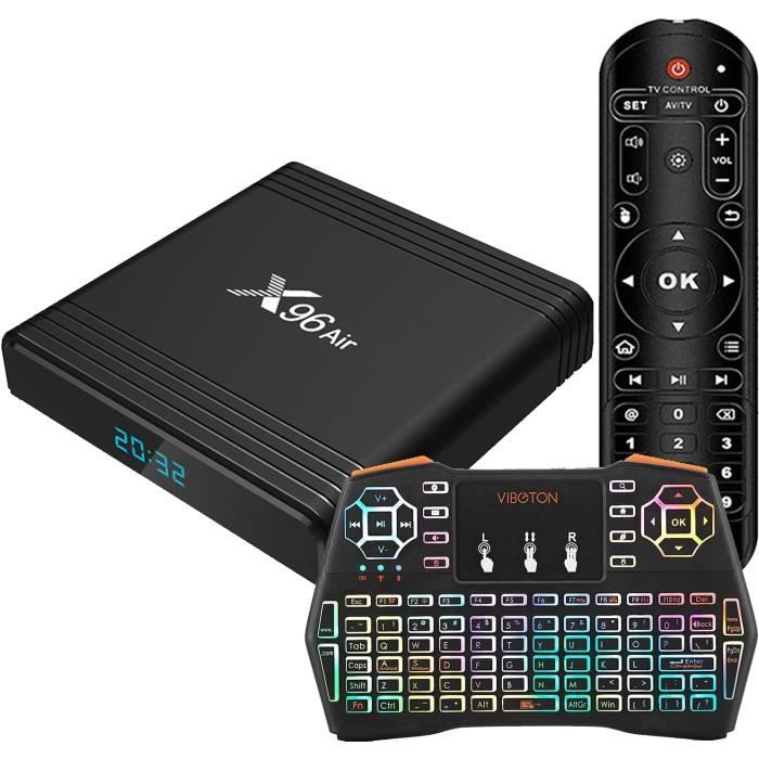 Android 9.0 TV Box, X96 AIR Android Box with Amlogic S905X3 64-bit Quad ...