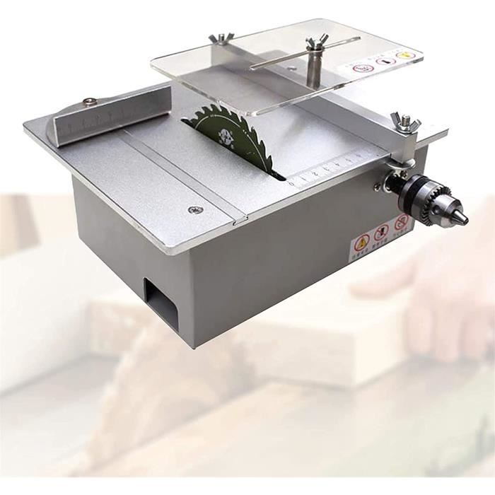 Mini Scie circulaire de bureau, scie à table modèle de bricolage ...