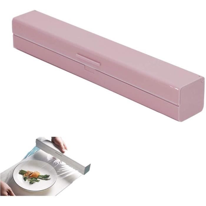 Alimentaire Wrap Distributeur en Plastique Cutter Feuille FilmCoupeFilm ...