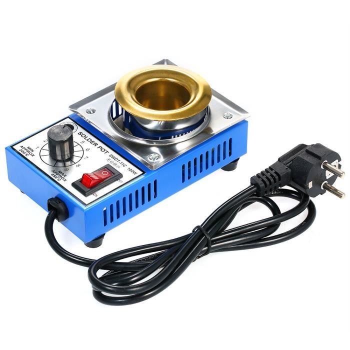 Poste a souder,Mini Pot à souder 220V,sans plomb,revêtement en titane ...
