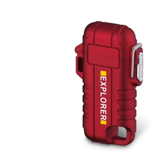 Briquet périphérique étanche extérieur portable, mini briquet USB ...