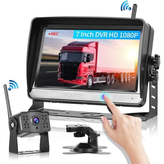 Kit De Caméra De Recul Sans Fil, Écran Lcd 7 Pouces Avec Touche Tactile ...