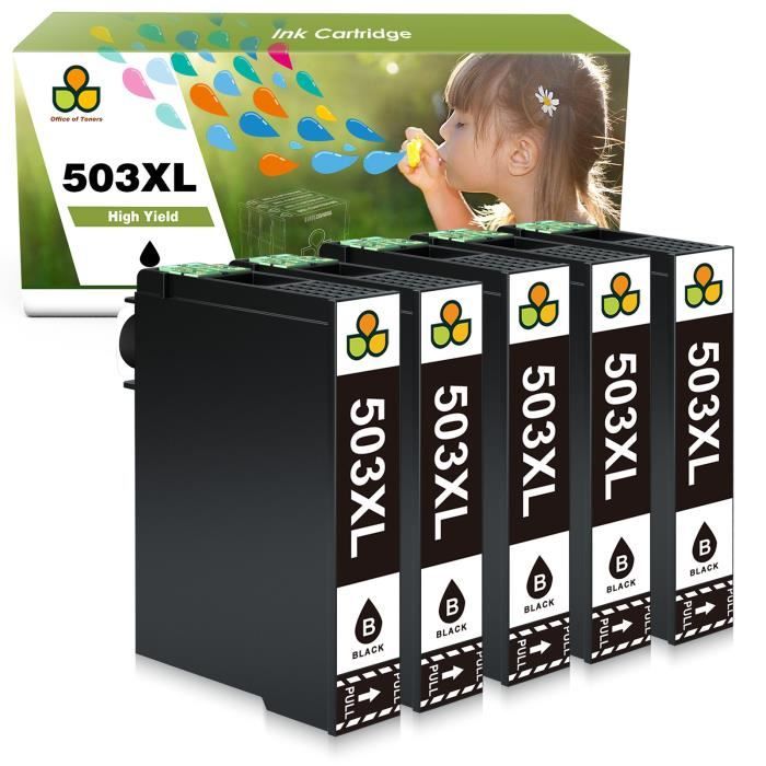 Cartouches d'Encre CMYBABEE 503 XL Compatible avec Epson 503 XL 503XL 5 Noir Disponible aussi ...