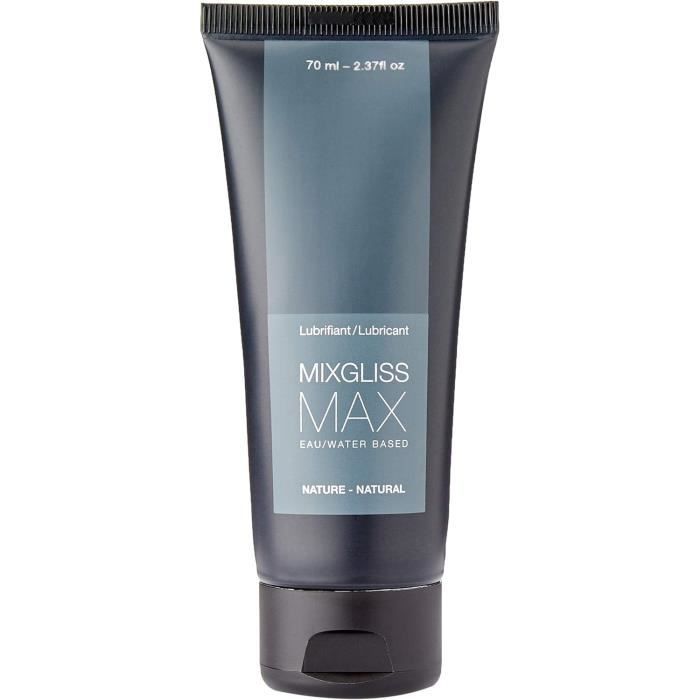 Lubrifiant Eau - Max - Texture Onctueuse Et Effet Relaxant - Extra-Glissant - Nature - 70 Ml ...