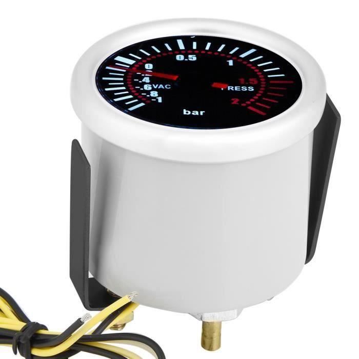 FINE-Boost Meter Turbo Boost Gauge PSI Boost Gauge Boost Gauge Meter ...