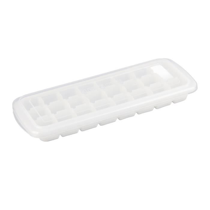 HURRISE Bac à glace Plateau Moule à Glace 24 Grilles avec Couvercle ...