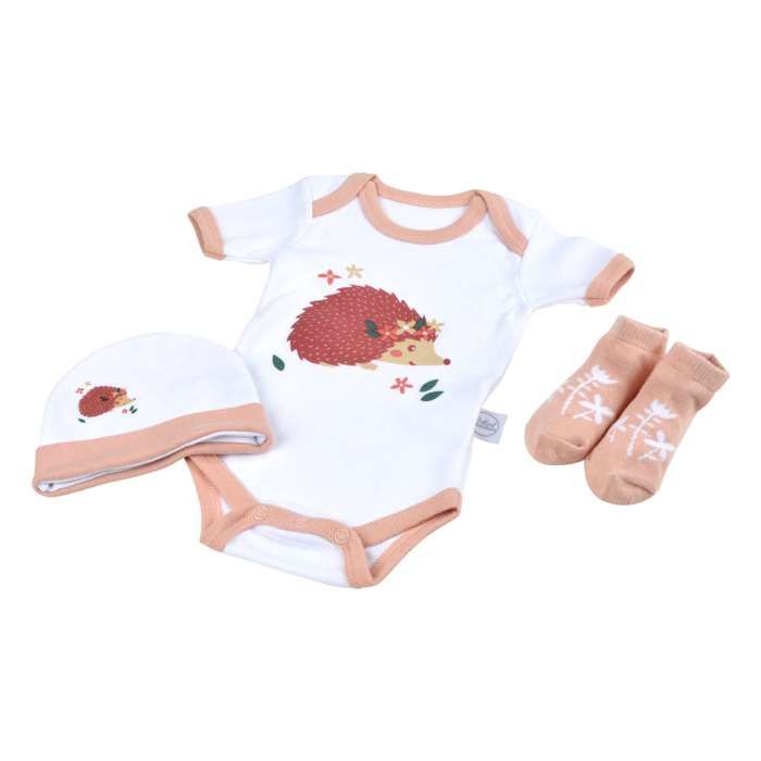 Bébé Douceur - Coffret de naissance avec body, bonnet et chaussettes 0 ...