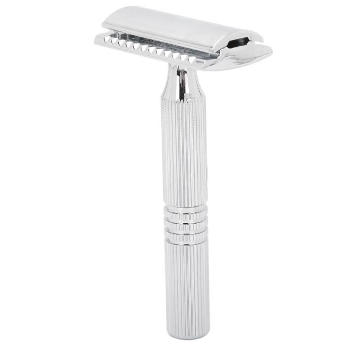 KIMISS Rasoir manuel Rasoir portatif de voyage à la maison de rasoir de ...