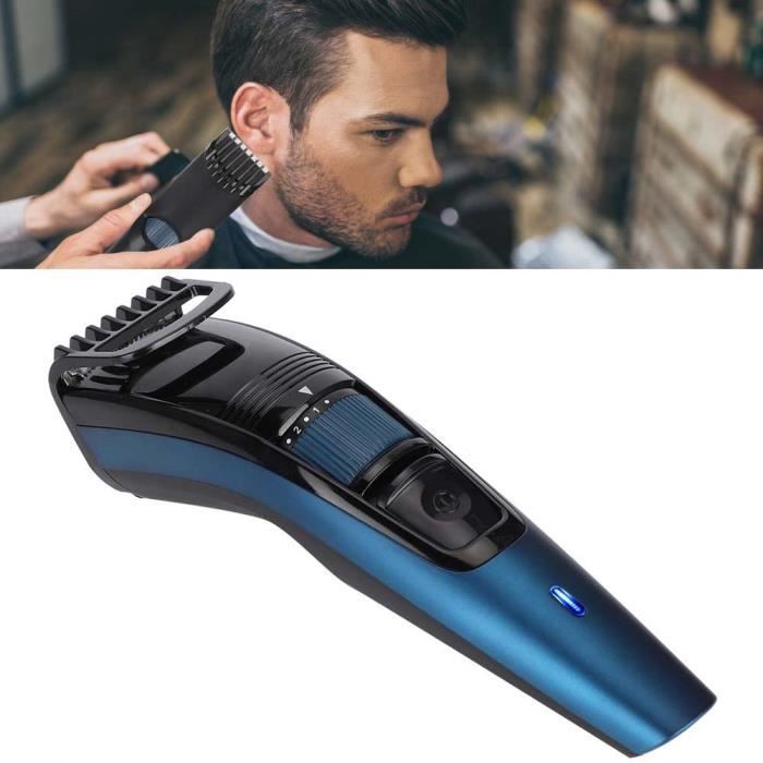 Tondeuse a barbe SK 539 USB Hair Clipper Self Service Reglable Electric Hair Trimmer Hair Shaver Bleu Mothinseeto Cdiscount Electromenager