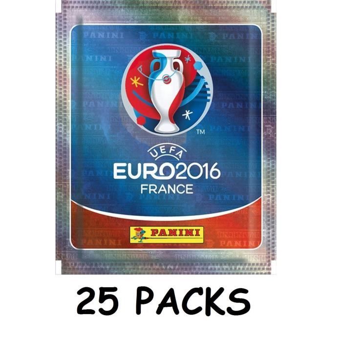 Panini UEFA EURO 2016 Stickers - 25 paquets - Cdiscount Jeux - Jouets