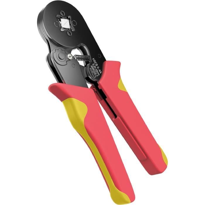 À Sertir Pour Cosses Électriques 0,25 Mm² - 10 Mm² Outil De Sertissage Pour Électricien Pince A ...