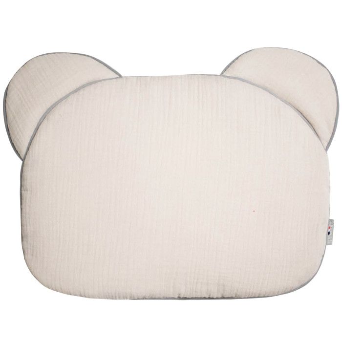 Oreiller bébé plat ourson en gaze de coton Beige 27 x 35 cm - Cdiscount ...