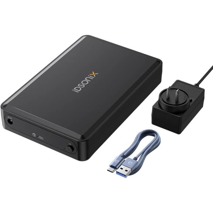 IDsonix Boîtier SSD Gris M.2 NVMe Boîtier de Disque Dur SSD NVMe USB C ...