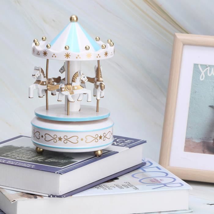 VINGVO Boîte à Musique de Carrousel Boîte à Musique Manège Cadeau ...