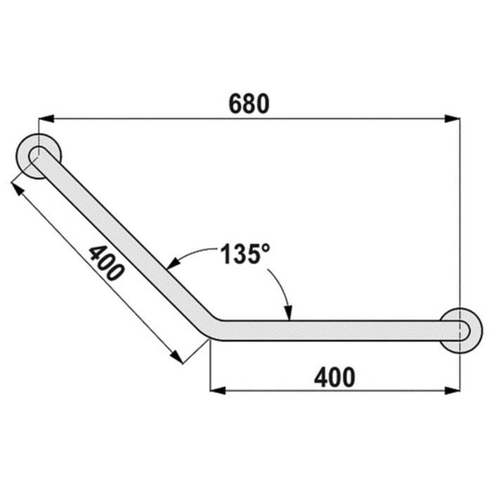 Barre de relèvement Marion inox poli Droite Long. en mm 550 - Cdiscount ...