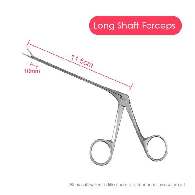 Outils nettoyeur oreilles,Long Forceps--Pince À Épiler Crocodile, Outil ...