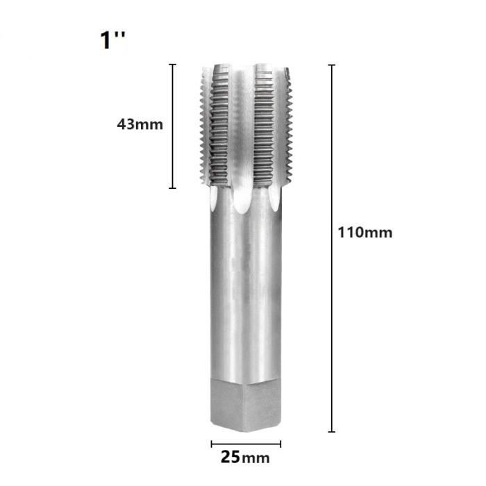 FILIERE - BUSE DE FILAGE - TARAUD,1--Robinet En Métal Hss 1-8, 1-4, 3-8, 1-2, 3-4, Filetage, 1 ...