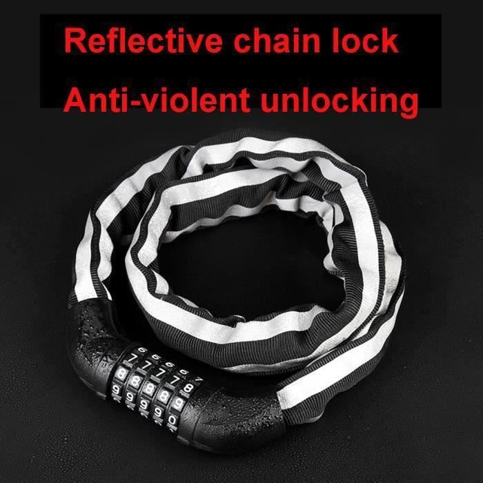 ACCESSOIRES VELO Bicycle code lock Cycling Bicycle Letters Code Lock ...