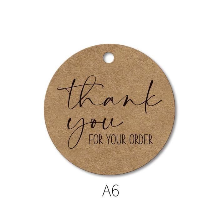 ETIQUETTE ALIMENTAIRE,A6--Étiquettes'emballage en papier Kraft ...