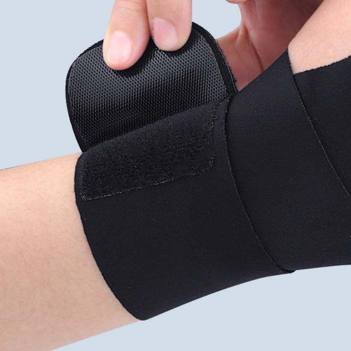 INF Support de poignet / bandage de pouce pour main droite Le noir ...