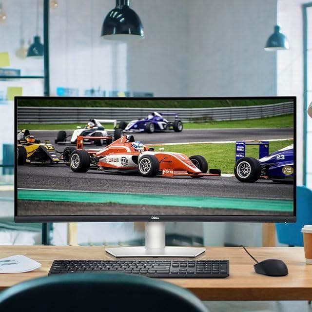 S3422Dw 34" Wqhd (3440X1440) 21:9 1800R Écran Pc Incurvé, 100Hz, Va ...