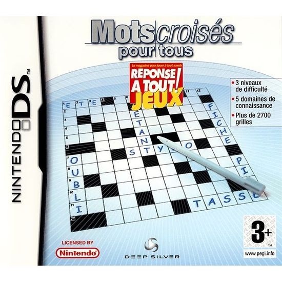 MOTS CROISES POUR TOUS / JEU CONSOLE NDS - Cdiscount Jeux vidéo